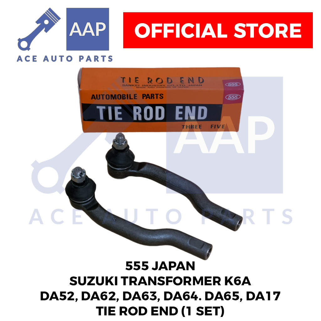 555 Japan Tie Rod End for Suzuki Multicab/Transformer DA52 DA62 DA63 ...