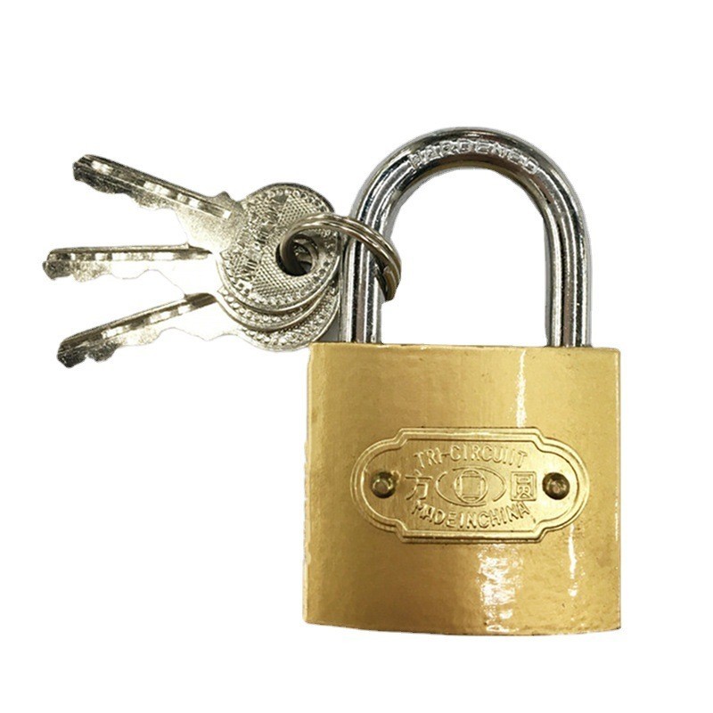 One-Word Imitation Copper Lock Multi-Specification Home School Padlock ...