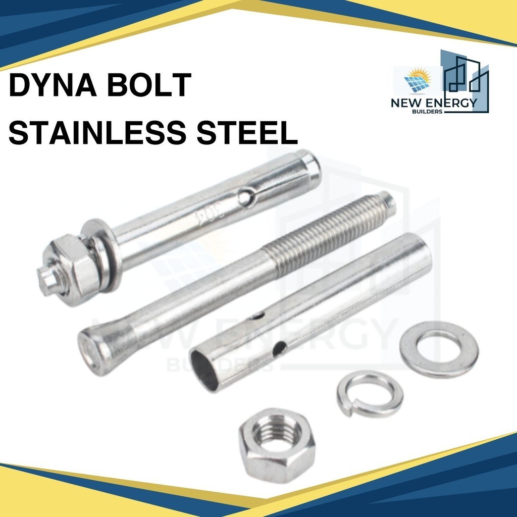 STAINLESS Dyna Bolt Stainless Expansion Bolt Sleeve Anchor Per Piece (M6-M8-M10) || N.E.B ...