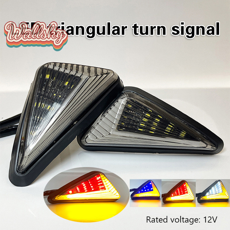 Wallsky> Triangle Turn Signal Running Turn Signal 12v Recessed Led ...
