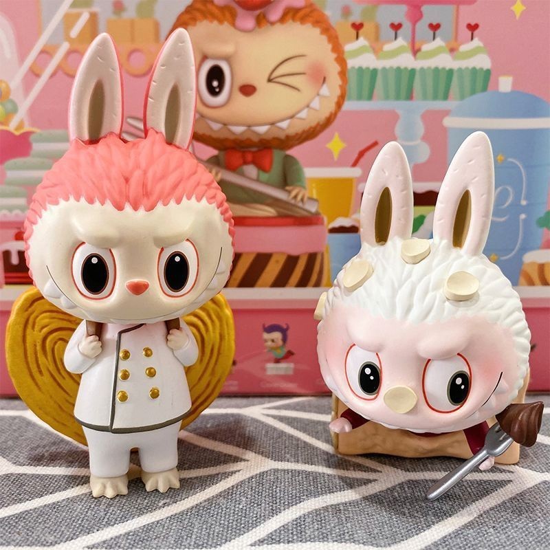 Official Genuine LABUBU Elf Dessert Series Doll Gift popmart official ...