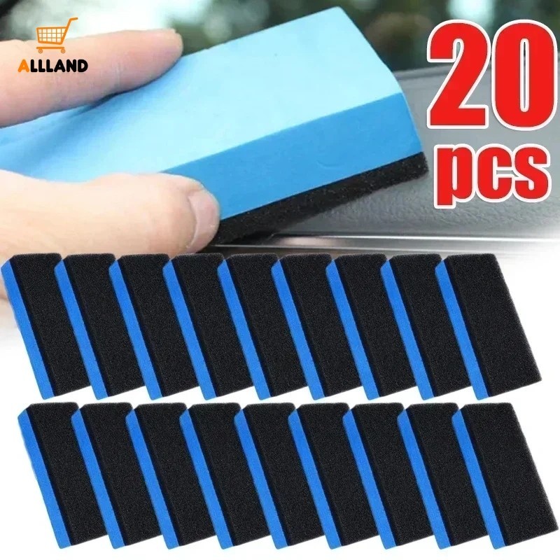 5/10/15/20 PCS Car Polishing Wax Sponge - Ceramic Coating Glass Nano ...