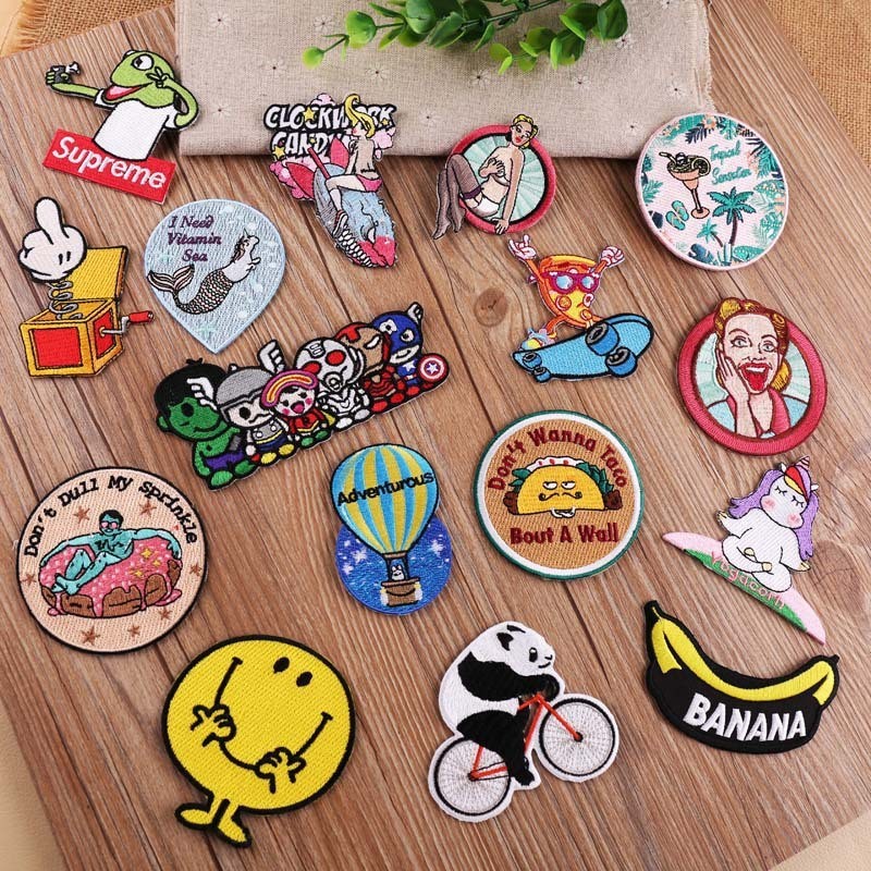 Embroidered Cloth Stickers Patch Stickers Embroidered Stickers Cycling ...