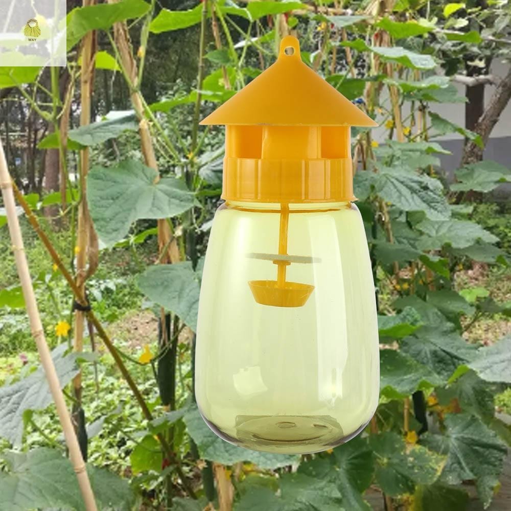 WAY Fruit Fly Trap Yellow 1PC for Orchard Effective Hanging Insect ...