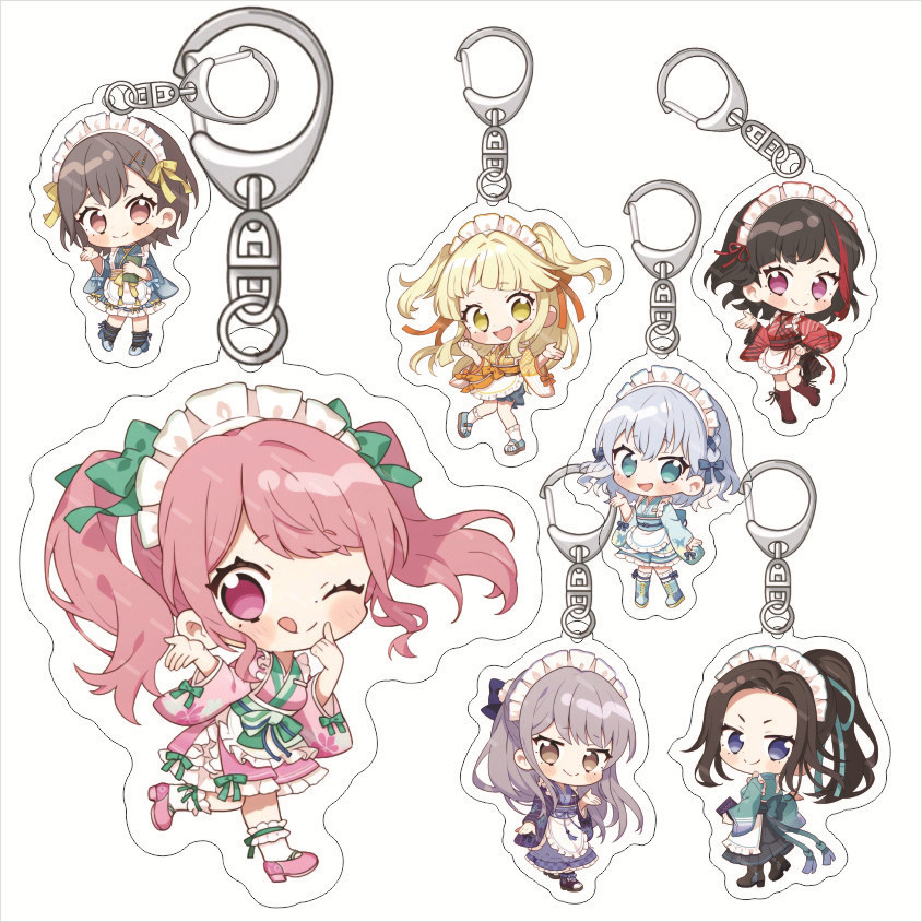 BanG Dream! Girl Orchestra Party！Acrylic Keychain Poppin'Party Acrylic ...