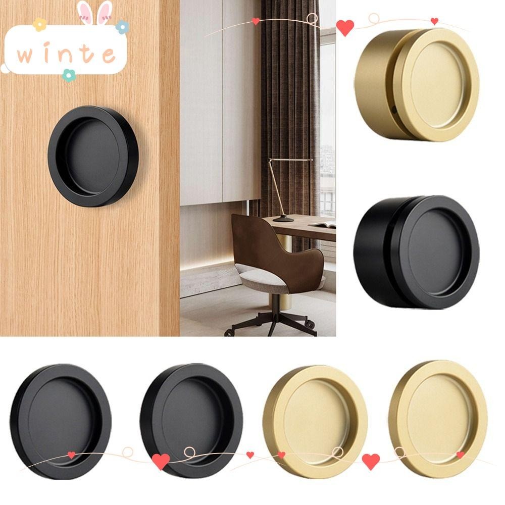 WINTE Invisible Door Handle, Embedded Sliding Cupboard Handles, Durable ...