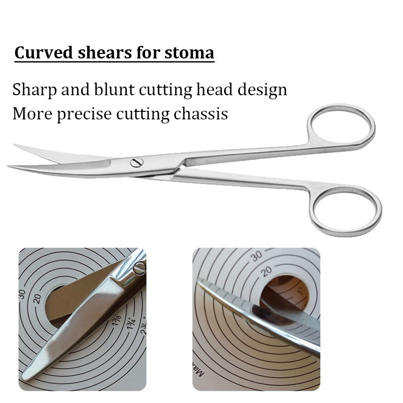 Ostomy Bag Scissors Stainless Steel Special Stoma Care Accessories ...