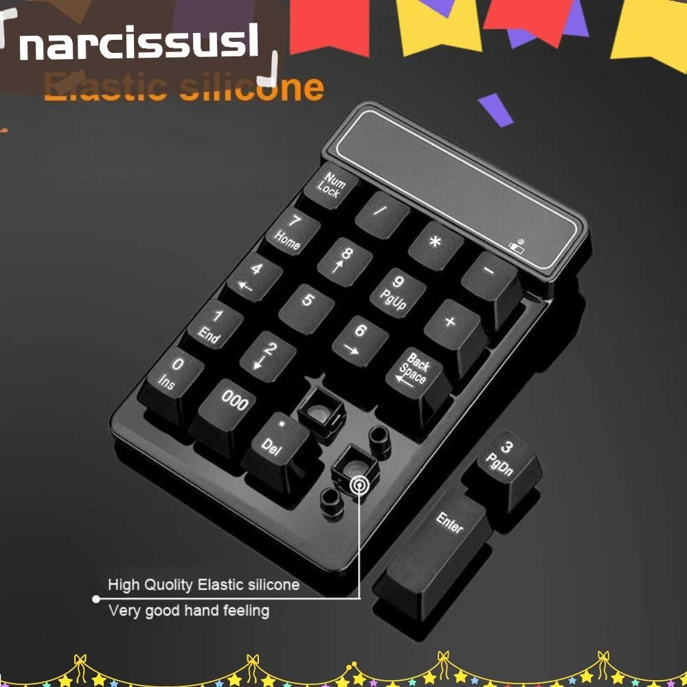 NARCIS Wireless Wired Keyboard, 2.4GHz Bluetooth USB Numeric Keypad ...