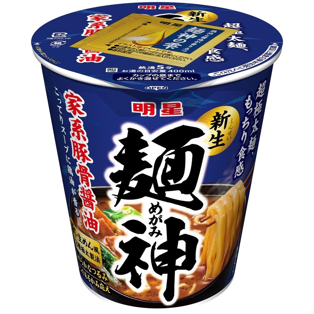 Myojo Menshin Cup Family Style Tonkotsu Soy Sauce 99g x 12 pieces ...