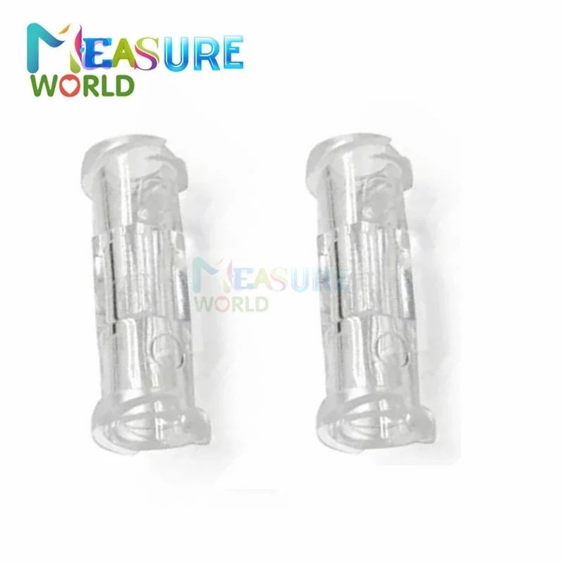 50pcs/lot Double Helix Sterile Luer Lock Adapter Leak Proof Transparent ...