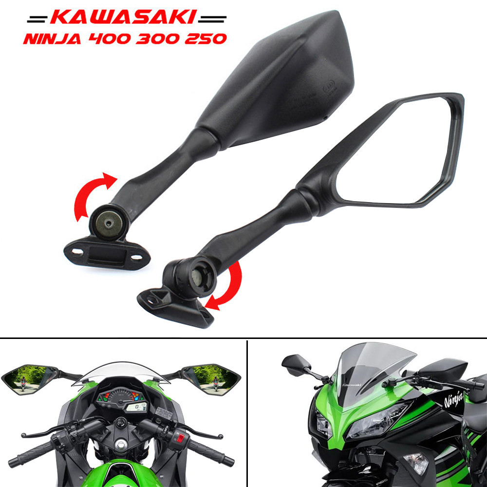 Motorcycle Rear View Mirrors for Kawasaki 2018-2021 Ninja 400 / 2011 ...