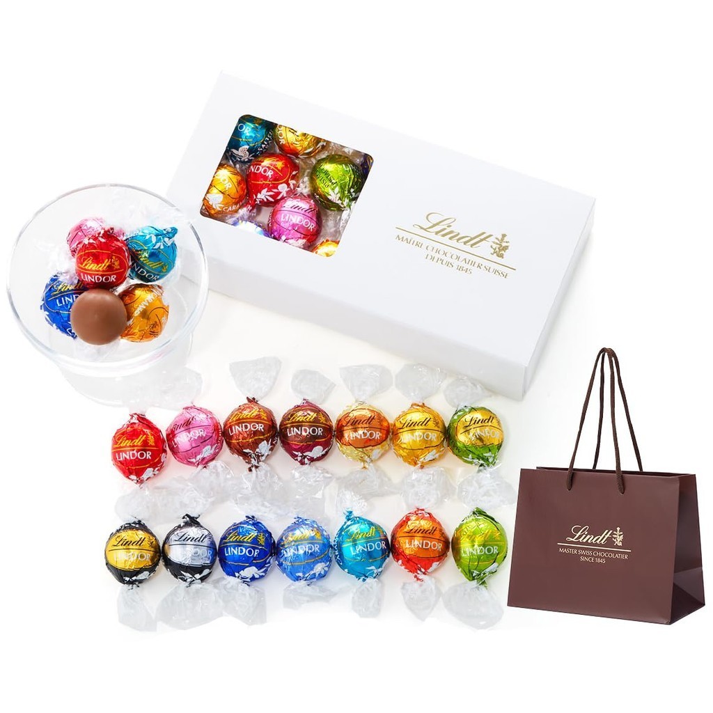Lindt Lindt Chocolate Lindor Tasting Set Pick & Mix 15 Types 18 Pieces ...