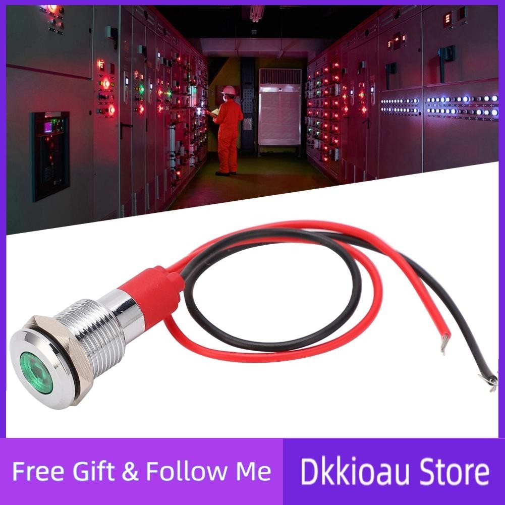 Dkkioau LED Metal Indicator Light Waterproof Power Small Corded ...