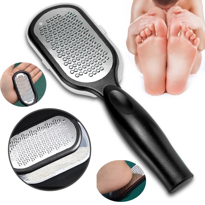 Foot File Scrub Dead Skin Callus Foot Care Pedicure Spa Stainless Steel ...