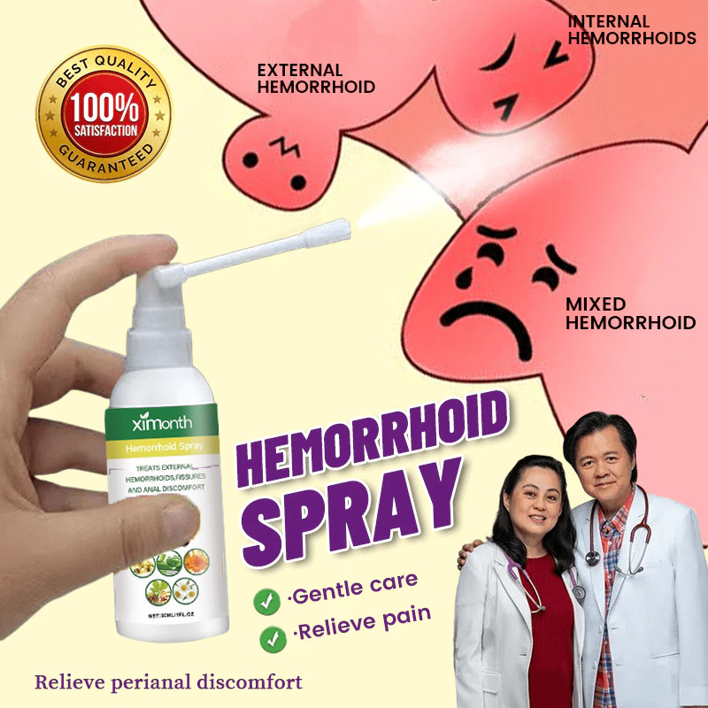 ORIGINAL Hemorrhoids Spray Effective Hemorrhoids Remover Natural Herbs ...