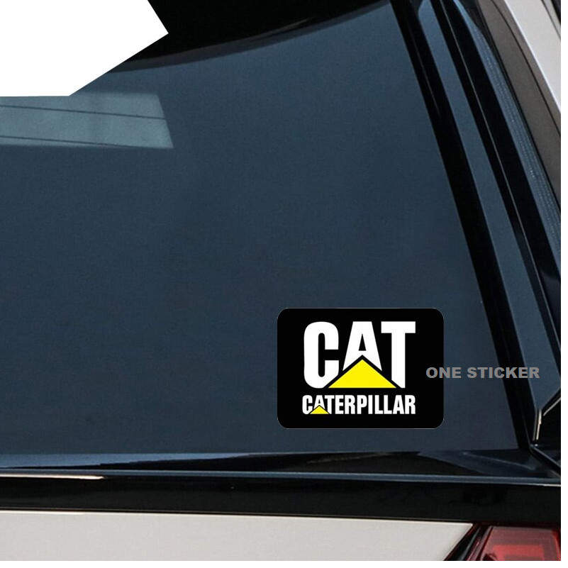 STICKER CUTTING STICKER CATERPILLAR Car Body Glass STICKER FREE CUSTOM ...