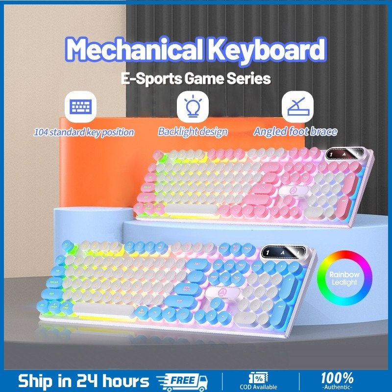 K600 Keyboards G15 Mouse Mechanical Keyboard Mice Rainbow LED Membrane ...