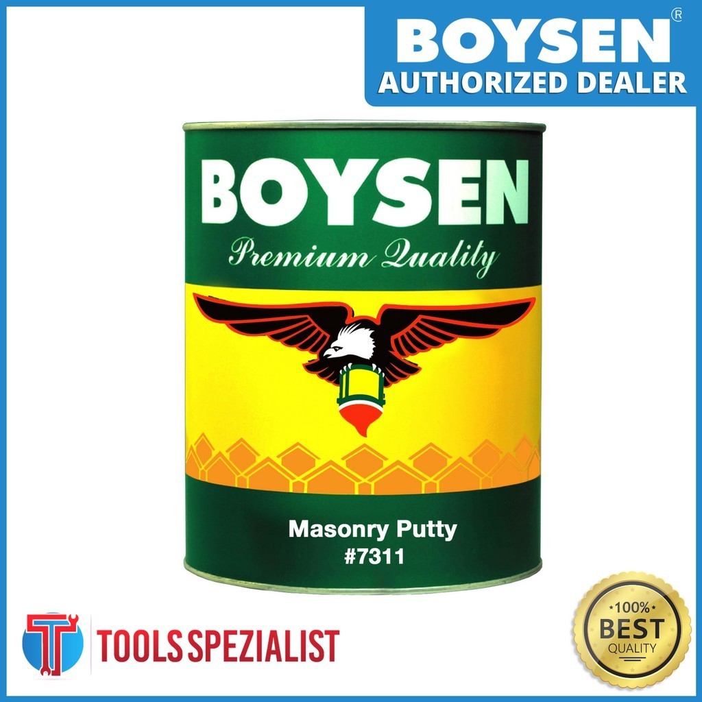 BOYSEN B7311 MASONRY PUTTY WHITE 16L | Shopee Philippines