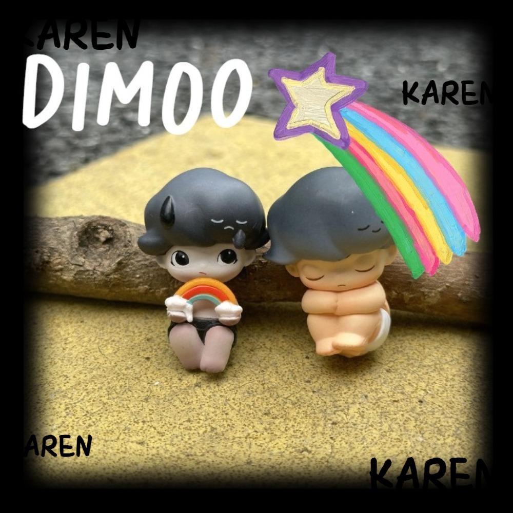 KAREN Mini Ornaments, POPMART POPBEAN DIMOO Box, By Your Side Series ...