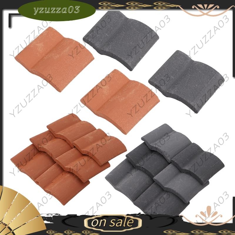 【yzuzza03】200Pcs Roof Tiles Building Set Miniature Tiles Mini Shingles ...