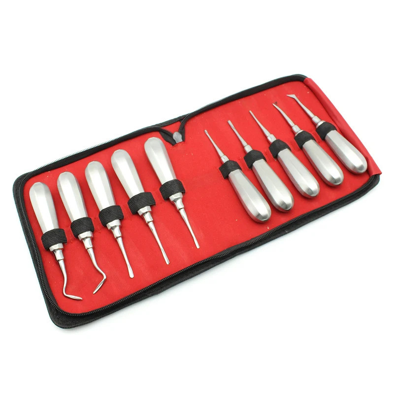 10pcs Dental Elevator Teeth Extraction Tooth Extracting Forceps ...