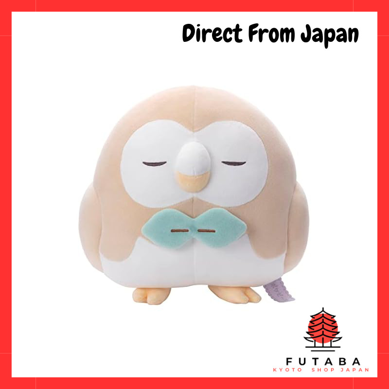 TAKARATOMY A.R.T.S Pocket Monsters Pokémon Pokepeace (Sleepy Ver.) Rowlet Plush Toy ...