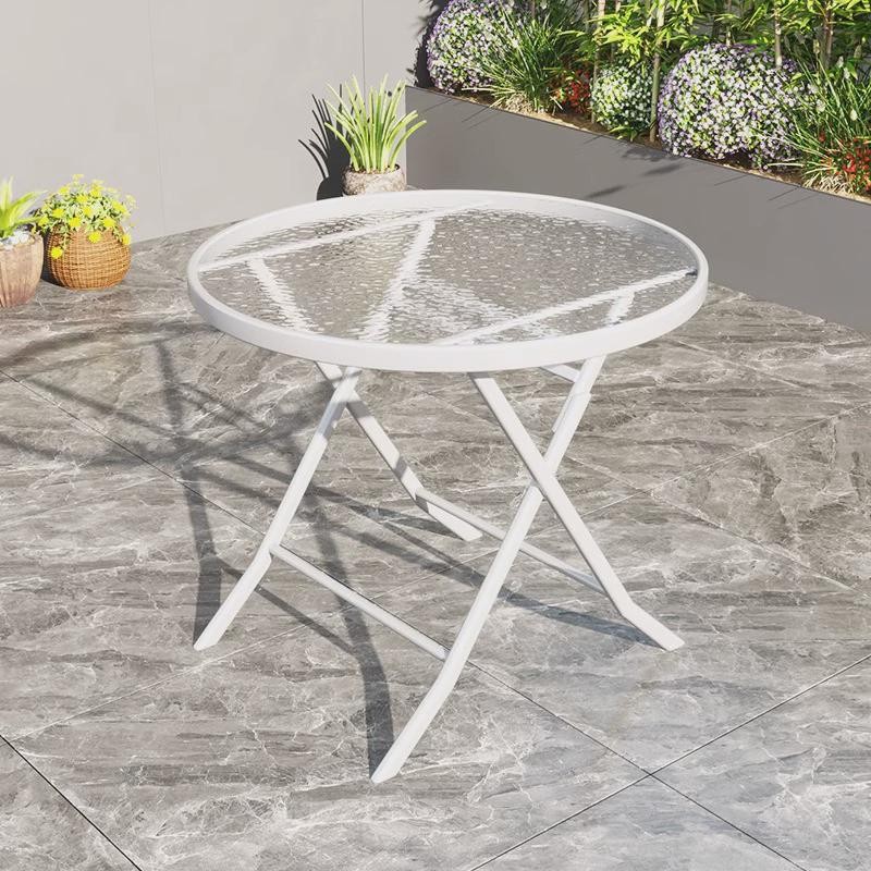 Outdoor Milk Tea Shop Coffee Dining Table Home Round Table Simple Small ...