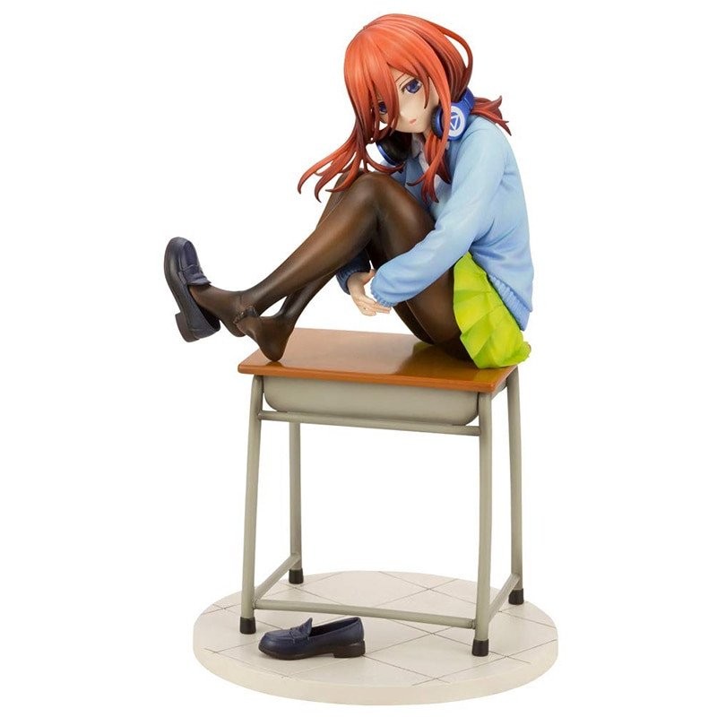 Anime 19cm The Quintessential Quintuplets Nakano Miku Desk Girl 1/8 ...