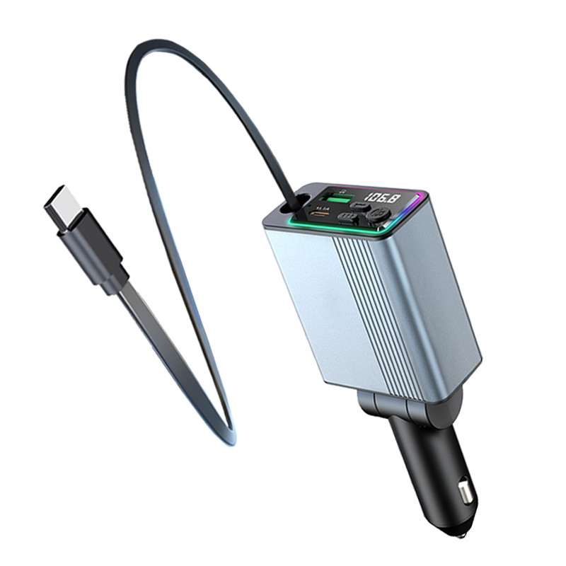 Car Bluetooth 5.3 FM Transmitter Wireless Bluetooth Car Adapter MP3 ...