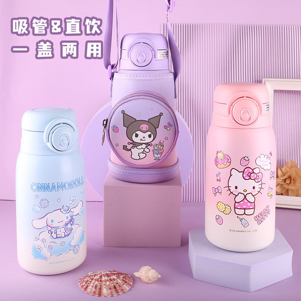 kuromi tumbler hot and cold kuromi tumbler for kids kuromi water bottle Sanrio Children's ...