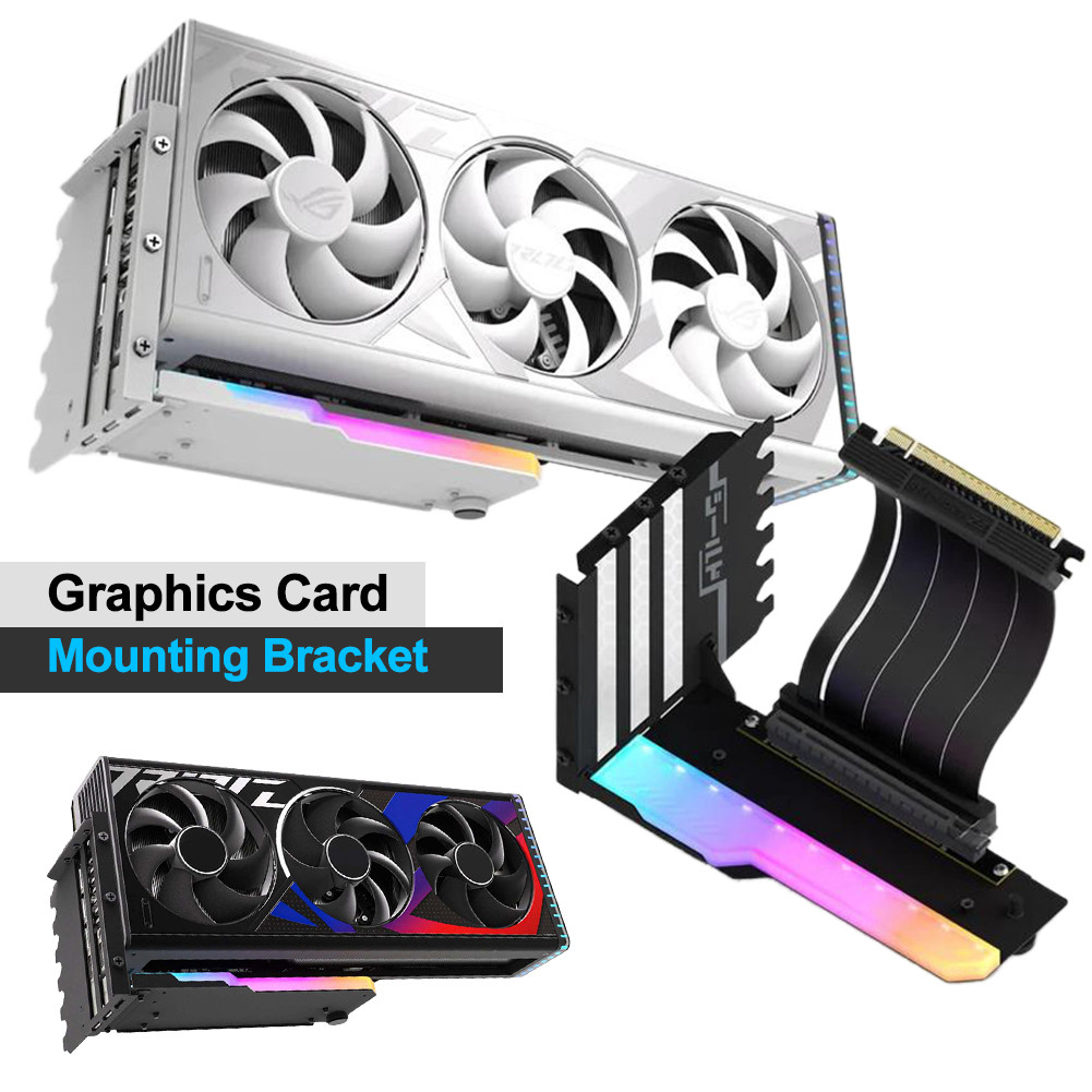 sportfront Vertical Graphics Card Holder Kit with 15cm PCI-E 4.0 X16 ...
