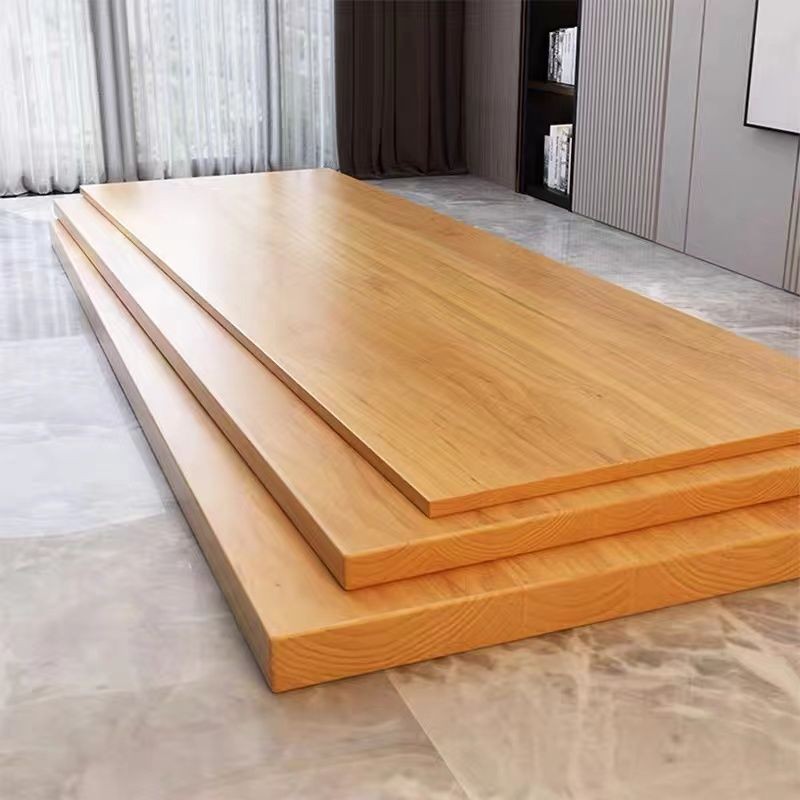 Solid Wood Table Top Pine Wood Whole Sheet Rectangular Elm Wood Bar ...