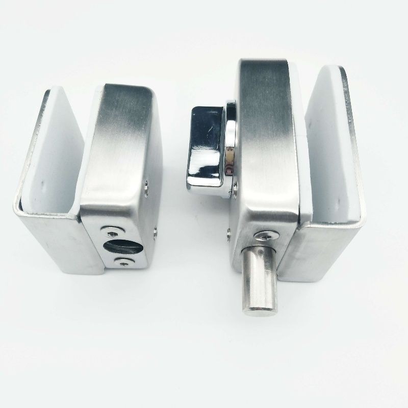 Perforated Glass Door Lock Glass Latch Lock Single Door Glass Latch ...