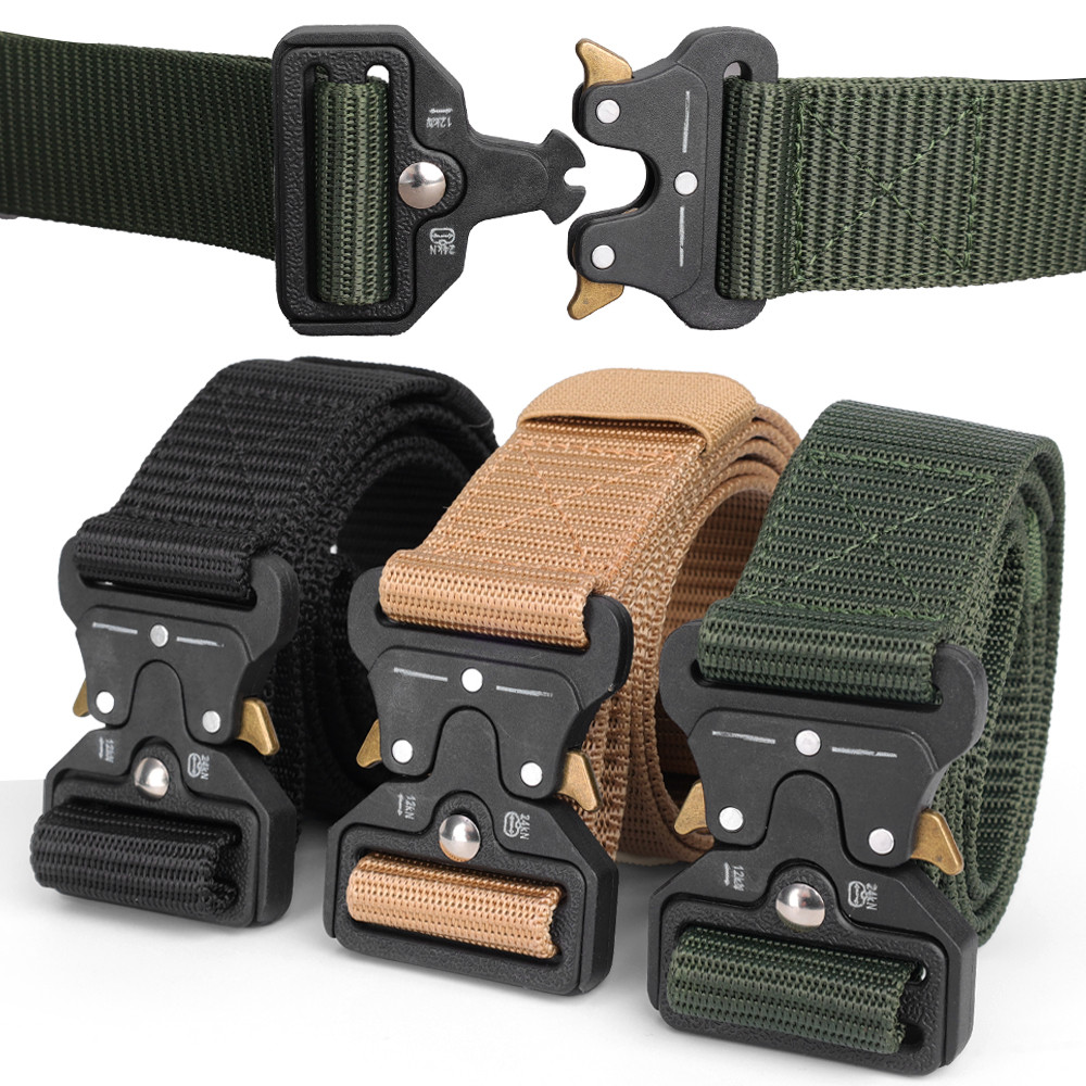 Outdoor Sports Hunting Belts - Military Tactical Nylon Belt - Quick ...