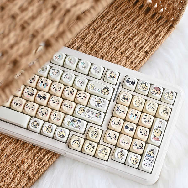 keycaps custom keycaps Usaki Mechanical Keyboard Keycap Unique Cute pbt ...