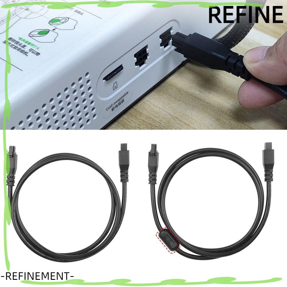 REFINEMENT Extension Cable, 1M 2M 4-pin Printer Accessories, PVC Black ...