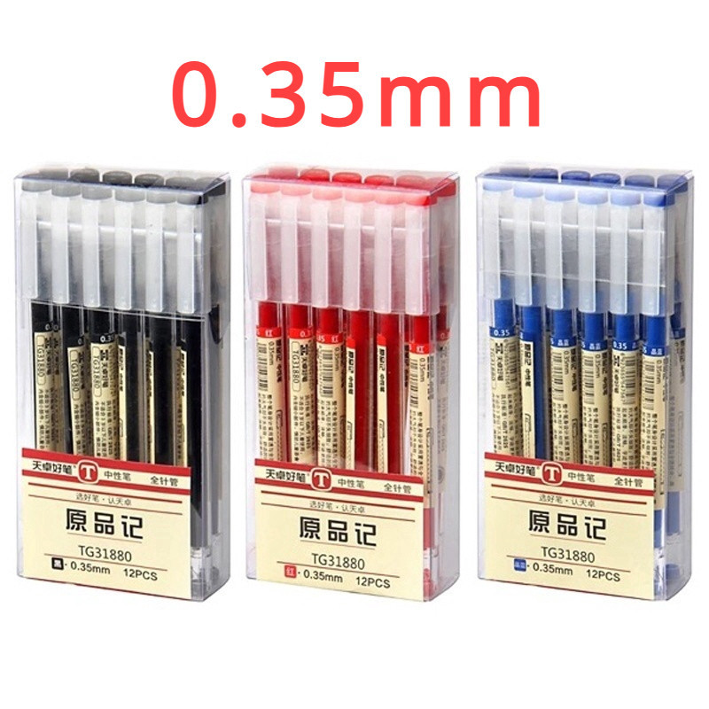 0.35mm/0.5mm Water-based Pen Gel Pen Black/Red/Blue Ink Pen School ...