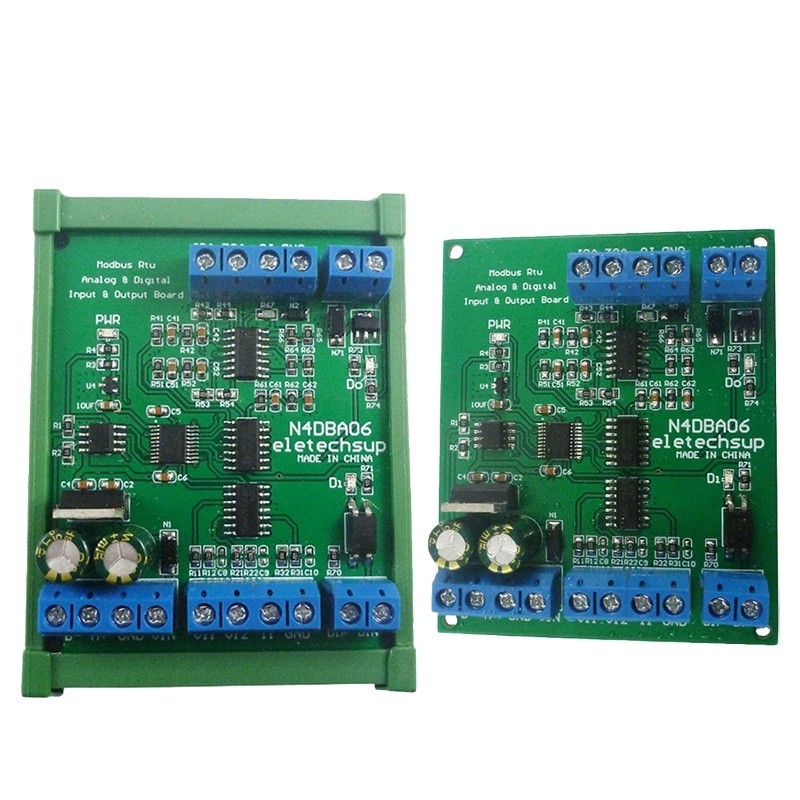8-way analog acquisition module digital IO module RS485 Modbus rtu ...