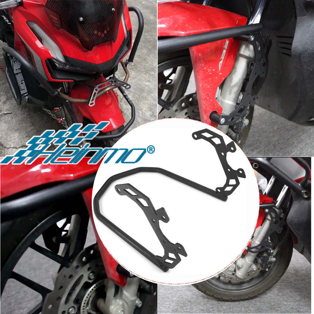 For Honda ADV 150 ADV160 2019-2024 Front Fender Frame Bracket Guard Anti-Crash Bar Bumper ...