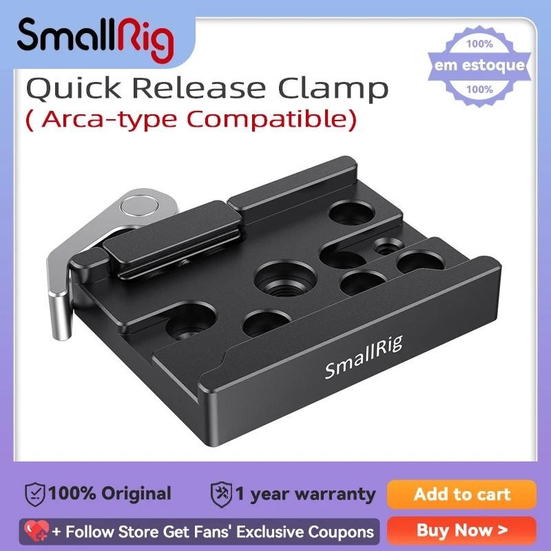 SmallRig Camera Monopod Head Quick Release Plate ( Arca-type Compatible ...