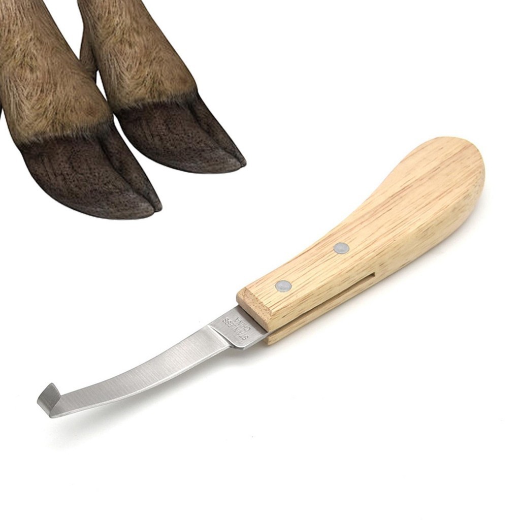 Horse Farrier Hoof Trimmer Tool Horseshoe Pliers Nipper Wooden Handle ...