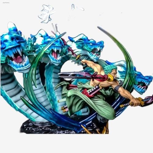☑ One Piece gk hand-made Wano country Zoro four-headed dragon three ...