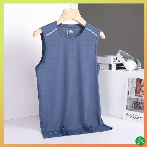 sando for men plus size gym sando for men Ice silk vest men's summer ...