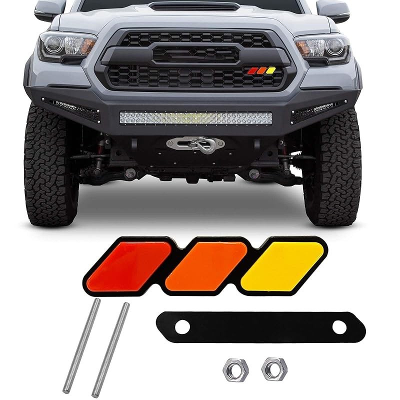 JINGSEN 3-color grill badge logo decorative accessories car truck label ...