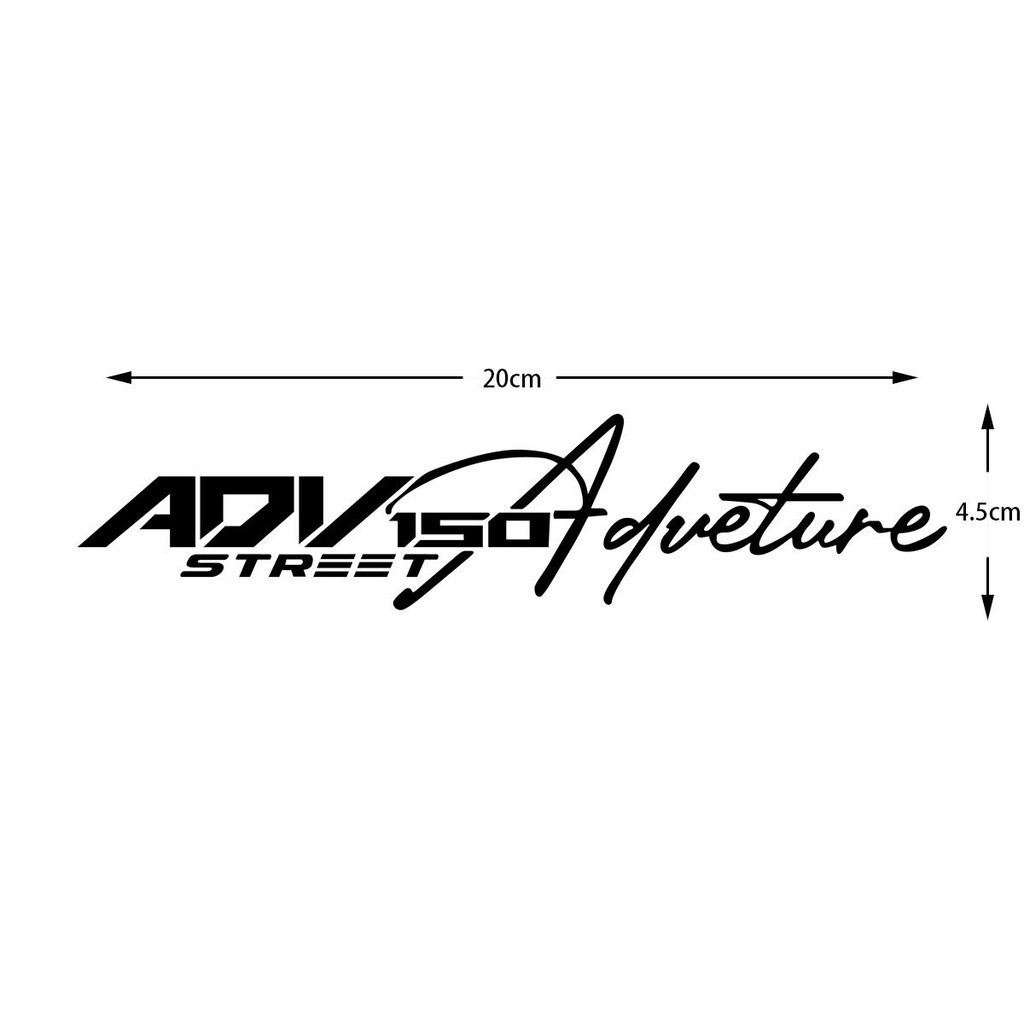 Honda ADV160 Sticker Motorcycle Front Decoration Sticker Body ...