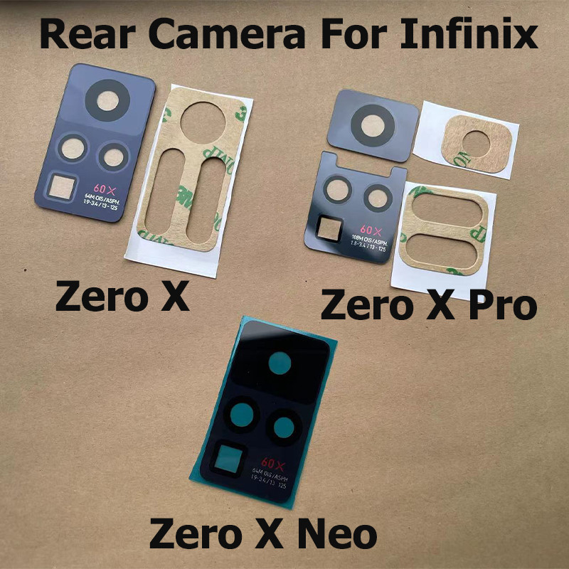 For Infinix Zero X Pro X6810 X6811 X6811B Back Rear Camera Glass Lens ...