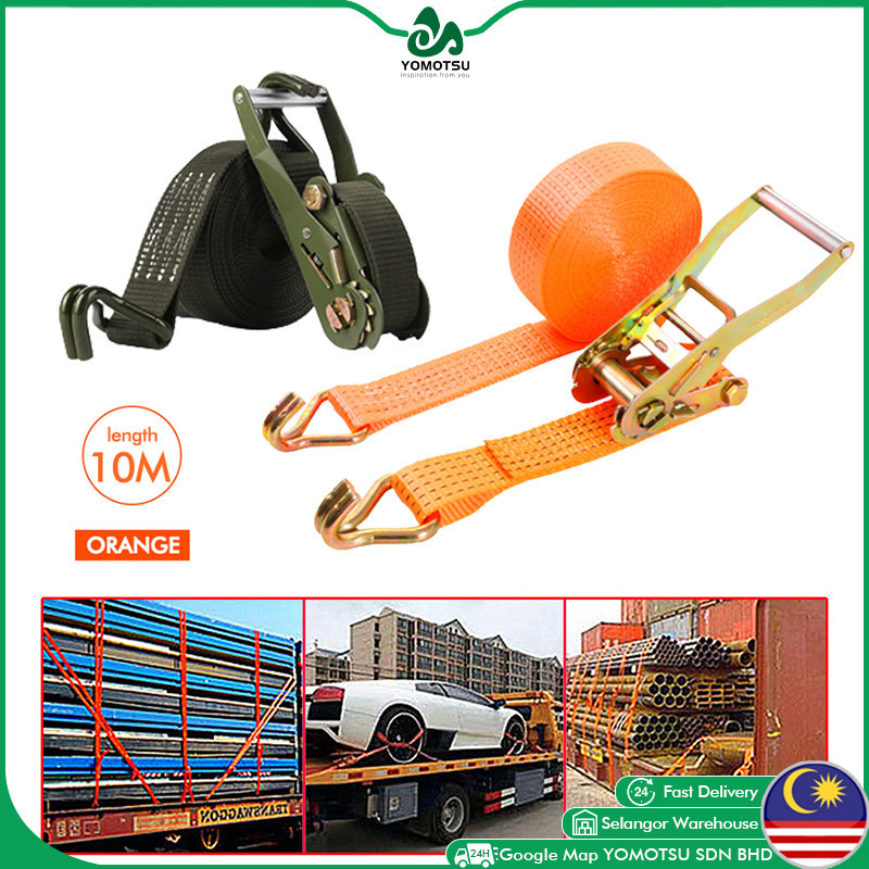 10M Tali Pengikat Barang Heavy Duty Ratchet Tie Down Ratchet Tie Down ...