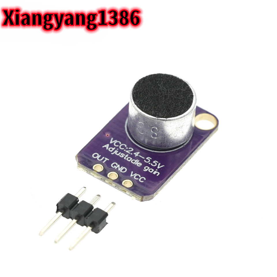 GY-MAX4466 Electret Microphone Amplifier Module MAX4466 Adjustable Gain For Arduino | Shopee ...