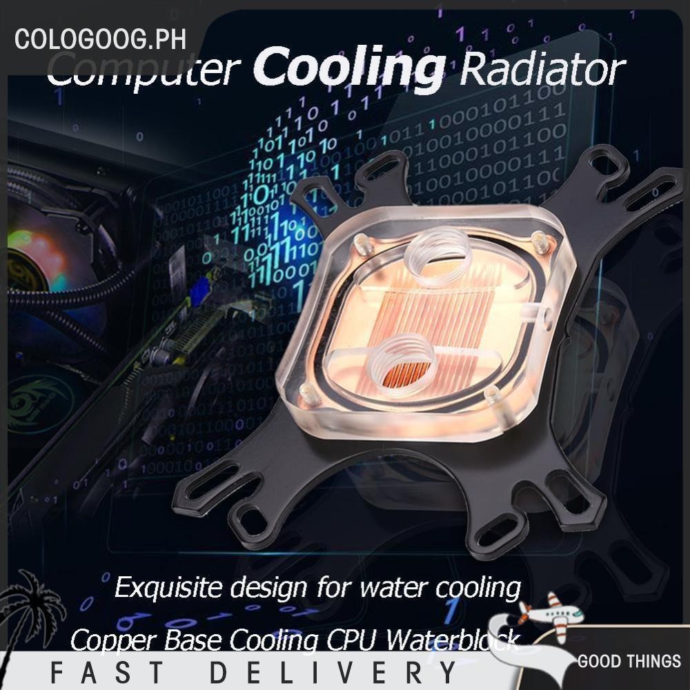 CPU Water Block Water Cooler Computer Cooling Radiator for Intel AMD ...