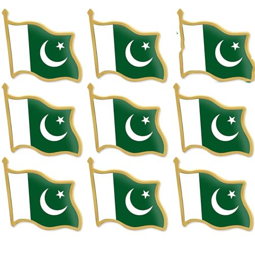 Pakistan Flag Pins Bulk - Metal Pakistani National Lapel Pin | Shopee ...